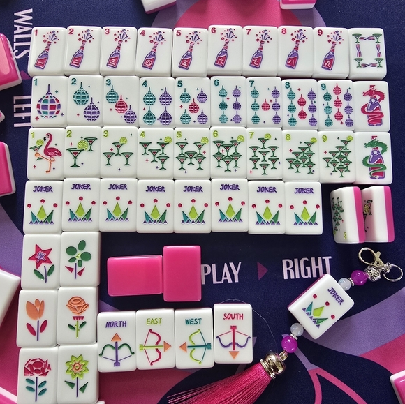 mahjong | Games | Champagne Martini Disco Ball Mahjong Tile Set | Poshmark